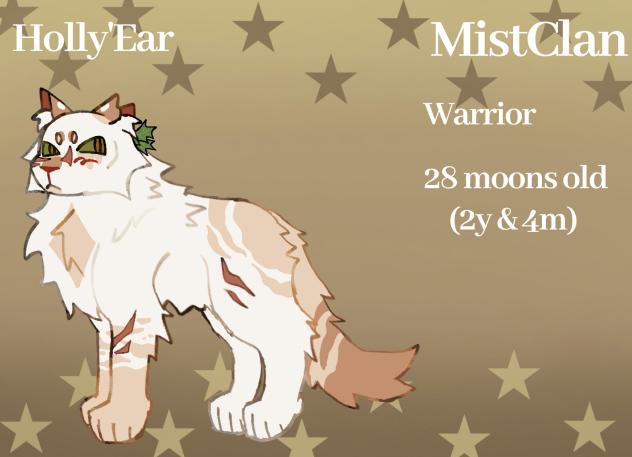 Holly'Ear Warrior cats oc - ibisPaint