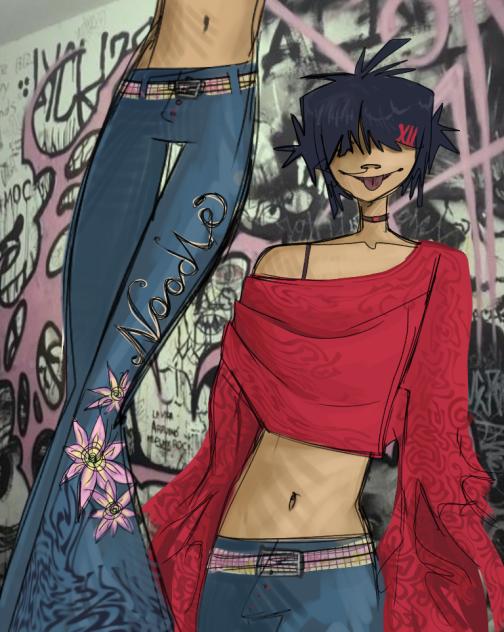 noodle by gorillaz - ibisPaint