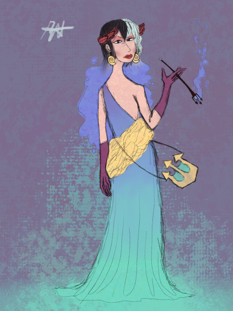 Cruella + poseidon - ibisPaint