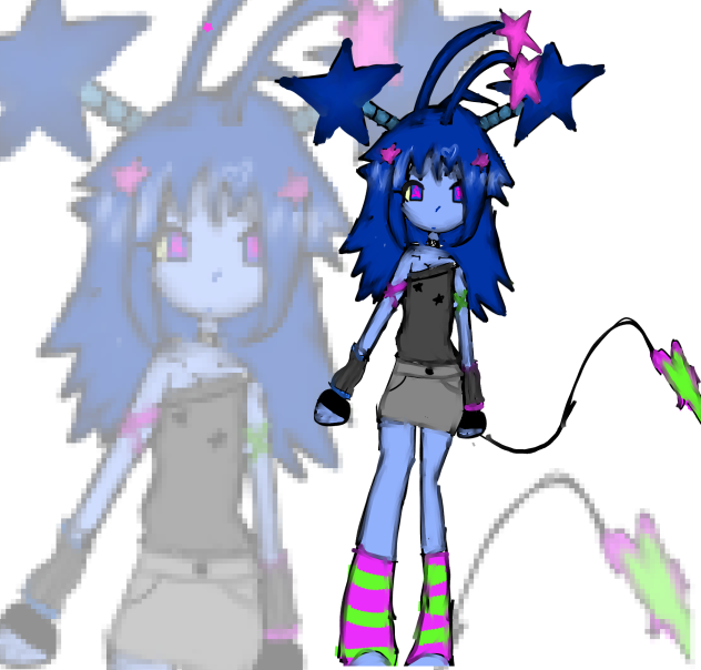 another silly alien oc - ibisPaint