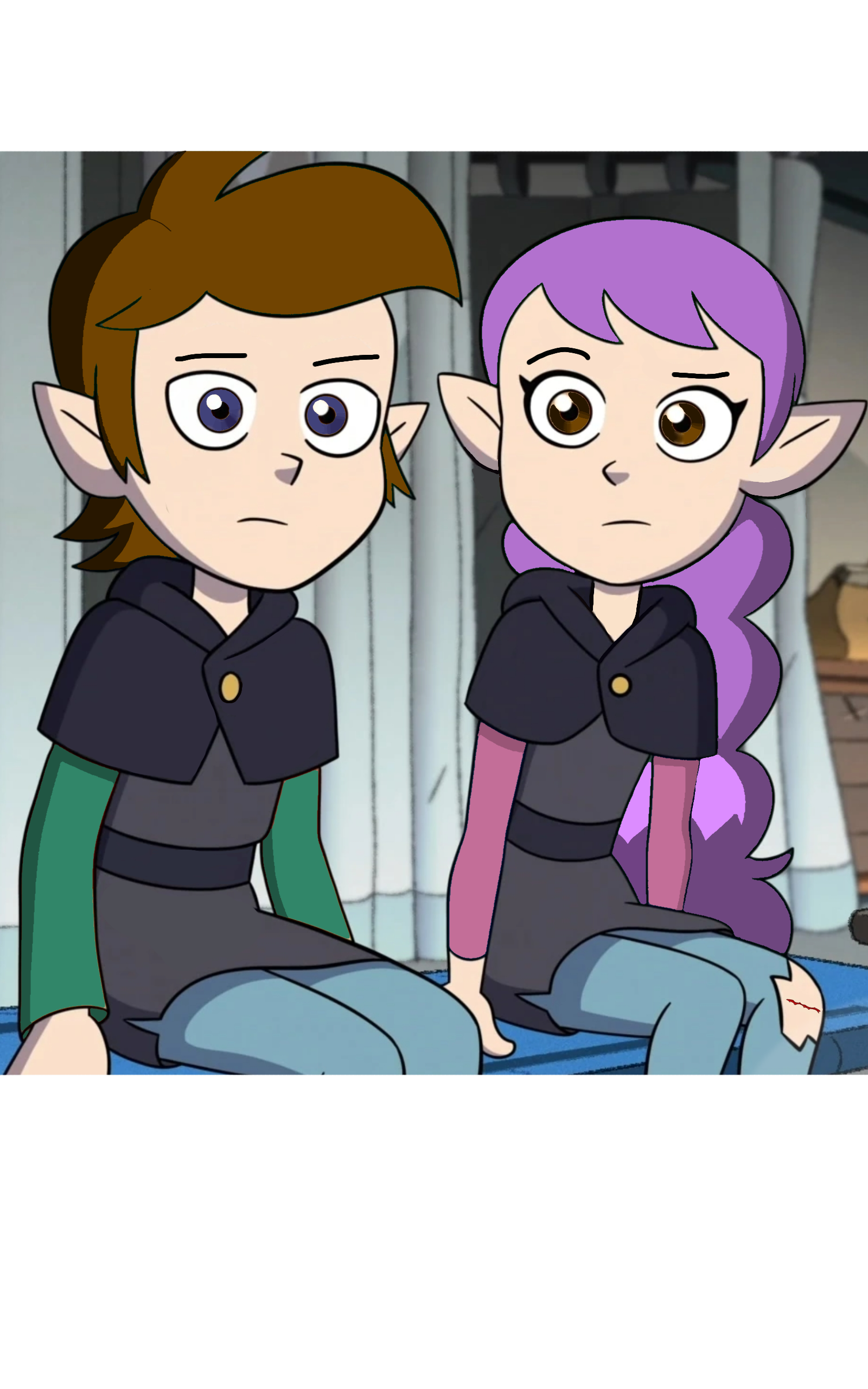 My mom and dad (blight twins) - ibisPaint