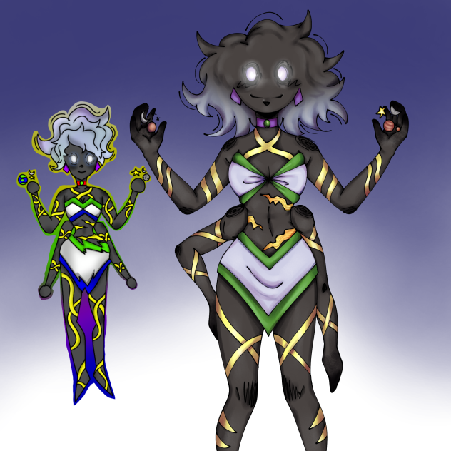 Genderfluid god redraw - ibisPaint