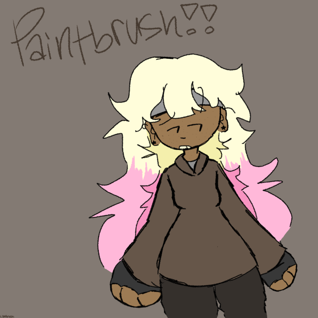Paintbrush Humanized - ibisPaint
