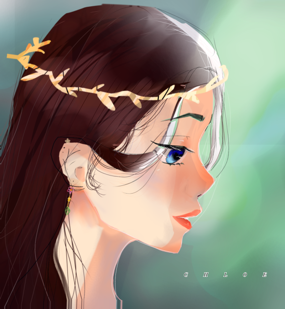 Side profile study - ibisPaint