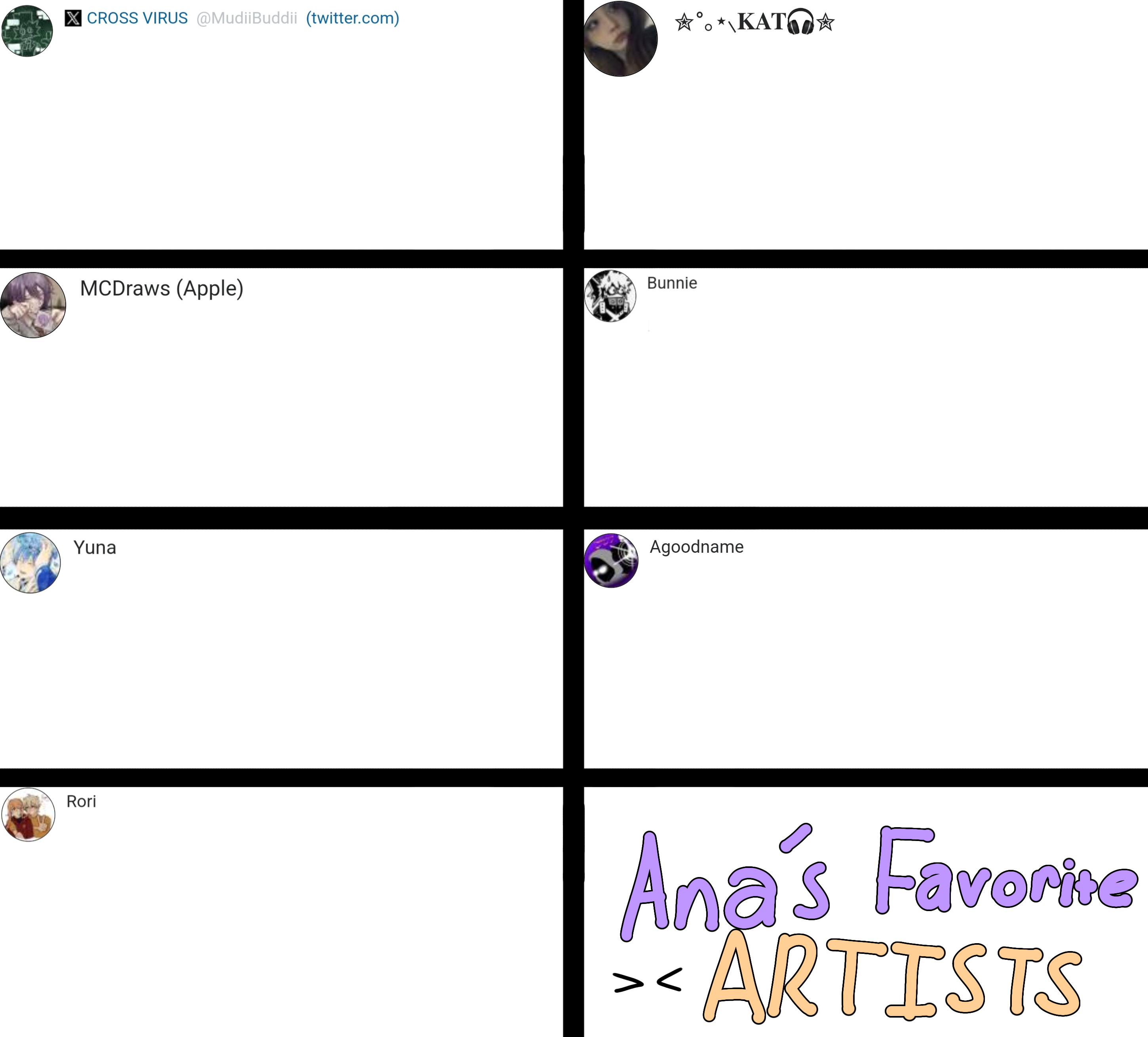 Ana's Favorite Artists - ibisPaint