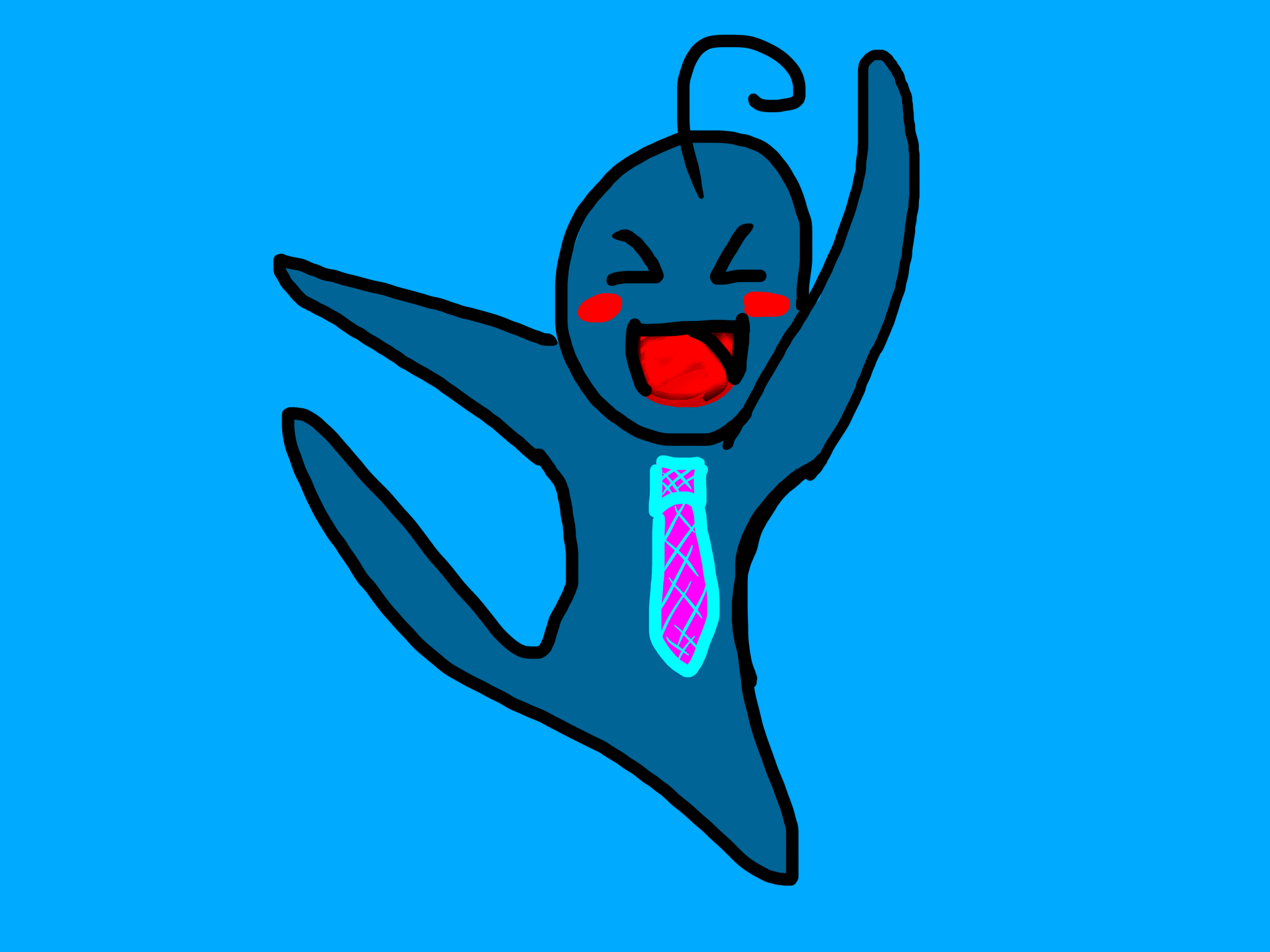 Blue Man - ibisPaint