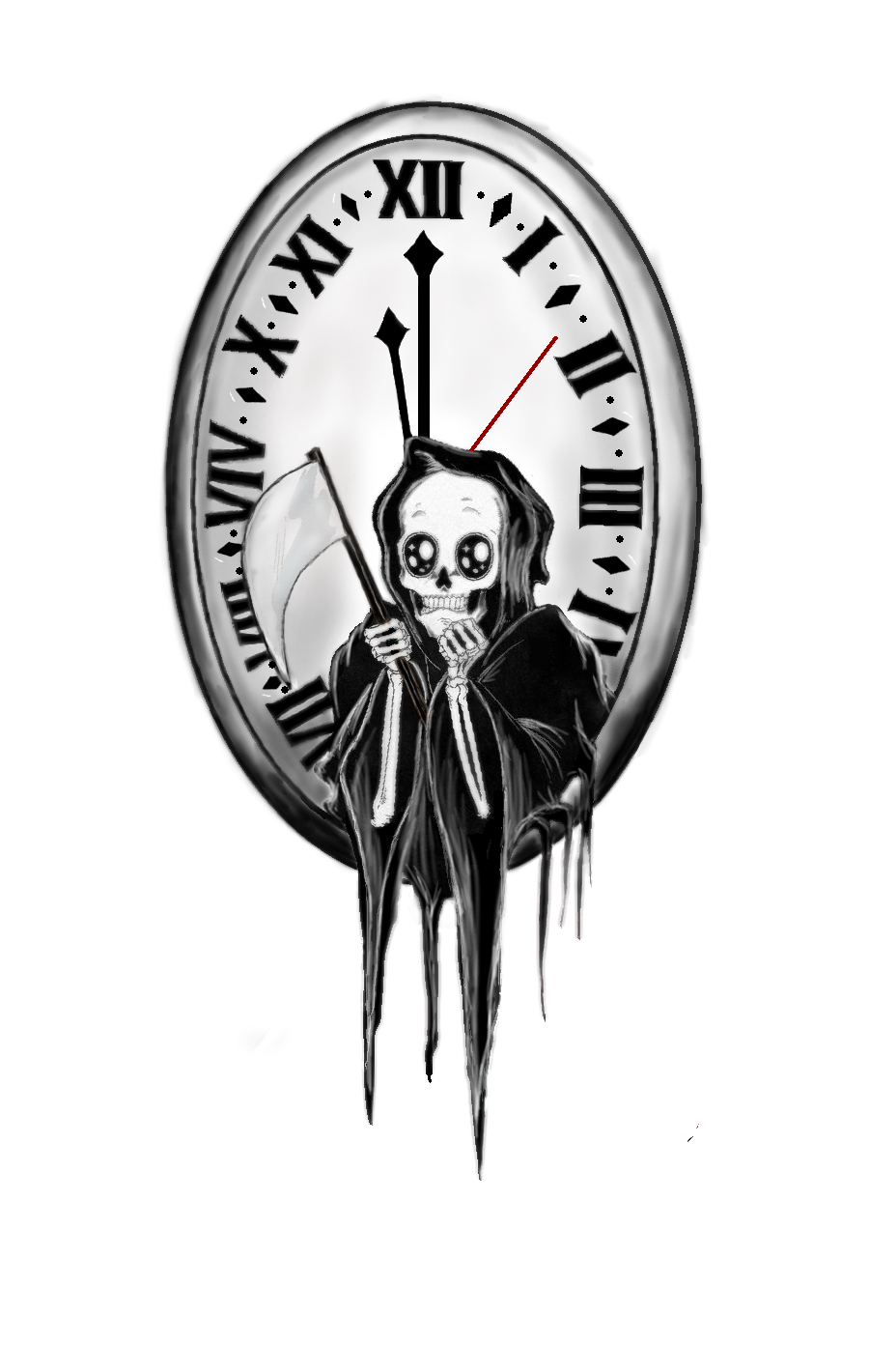 funny clock - ibisPaint