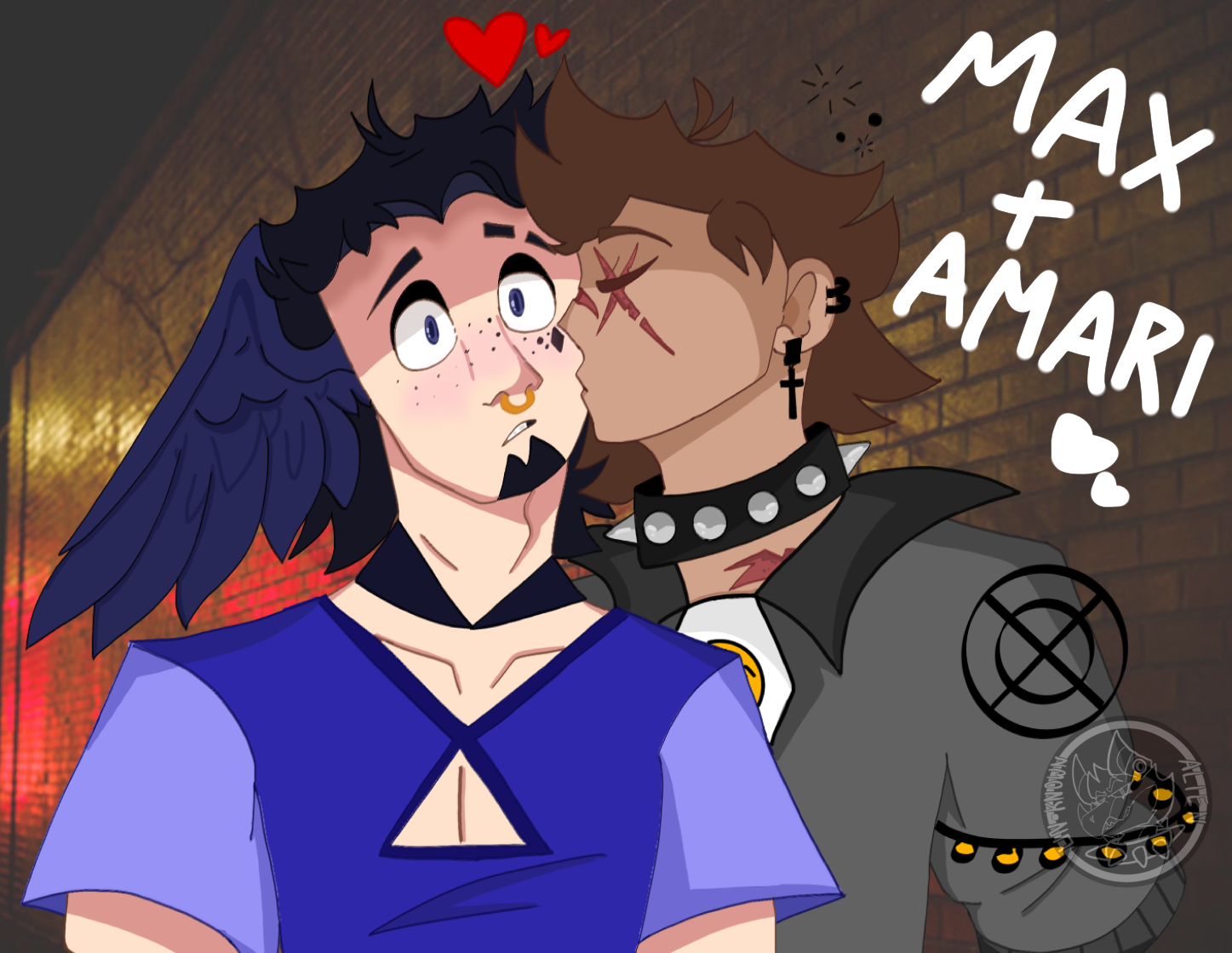 Max and Amari - ibisPaint