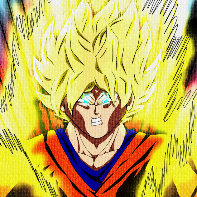 Furious Ssj Goku - ibisPaint