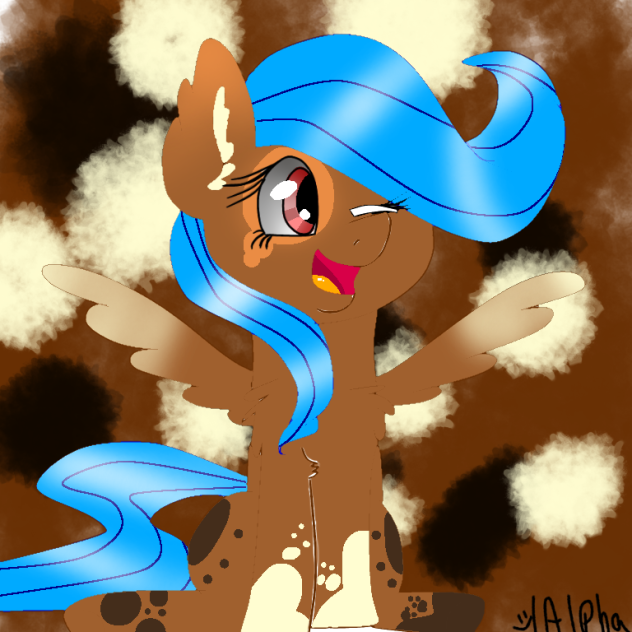 the chocolate chip white chip pony ! - ibisPaint