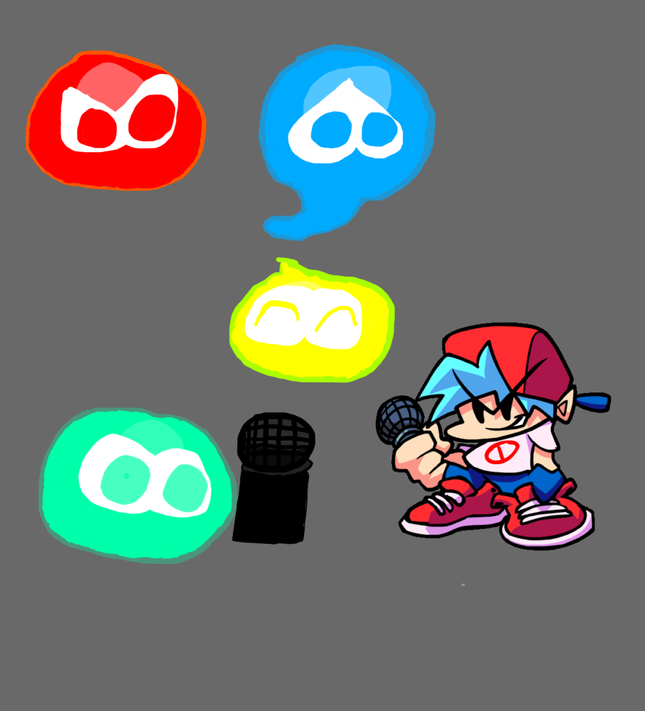 Friday night funkin puyo puyo Tetris mod - ibisPaint