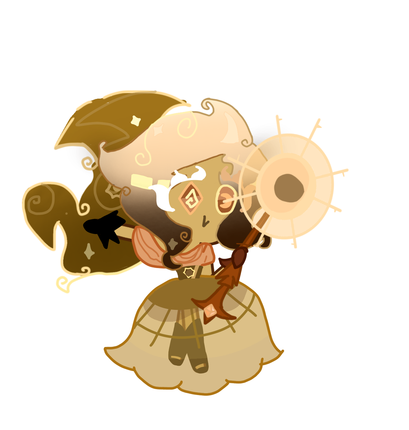 Solar Eclipse cookie - ibisPaint