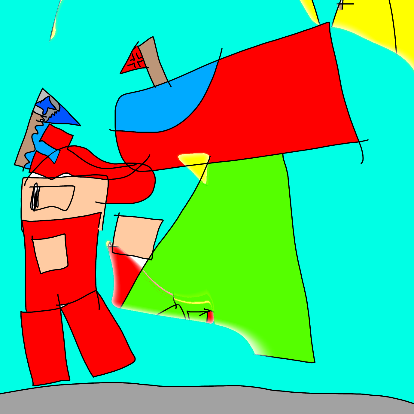 clone. armiesVSredBOSS - ibisPaint