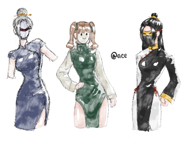 cheongsam - ibisPaint
