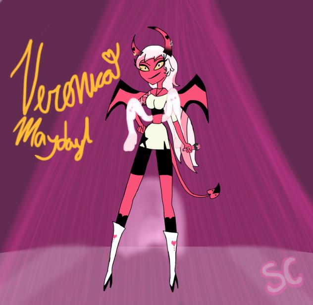 Veronica Mayday Hazbin OC - ibisPaint
