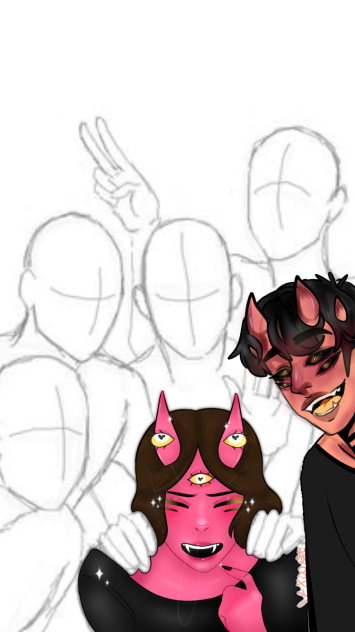 Inner demon collab - ibisPaint