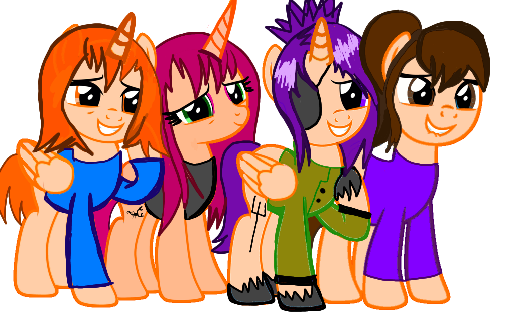 MLP Kioka, Bianki,Chrome Dokuro e Haru - ibisPaint