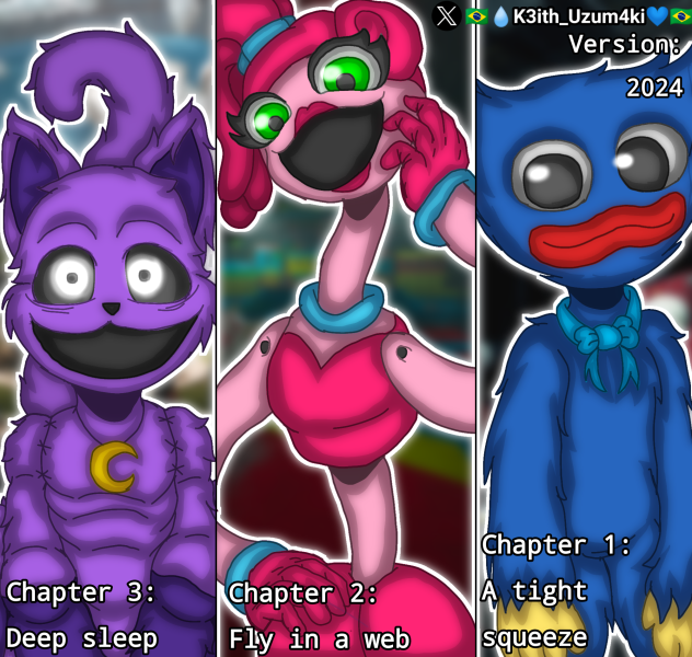 The Bigger Bodies trio - Poppy Playtime - ibisPaint