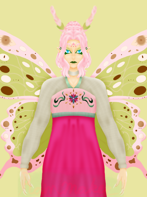 Húdié Qīng - ibisPaint