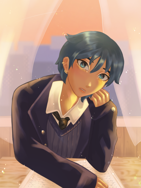 ''Let's meet after school'' - ibisPaint