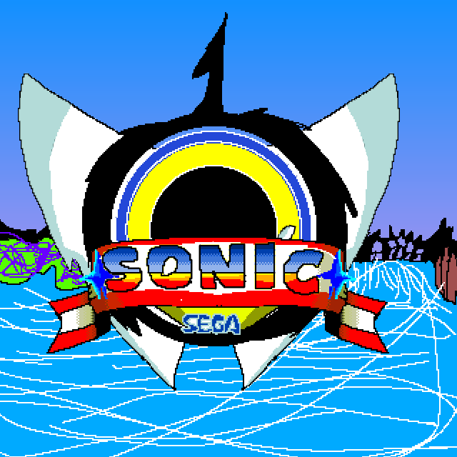 sonic title retold 1 - ibisPaint