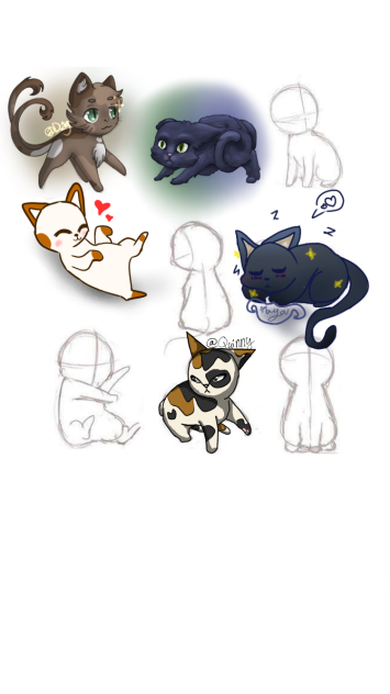 Cat collab - ibisPaint