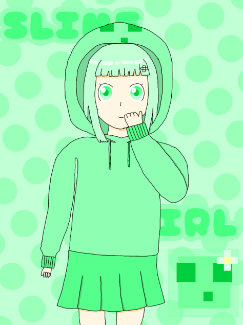 SLIME GIRL - ibisPaint