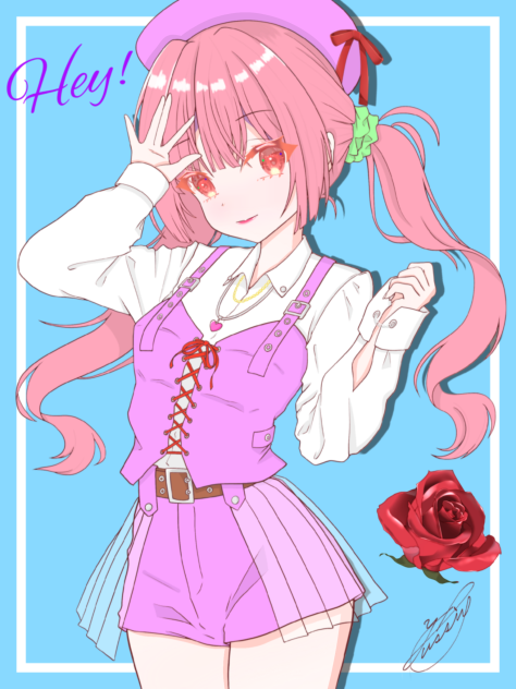 Hey Little Girl - ibisPaint