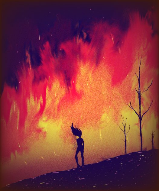 Forest Fire - ibisPaint