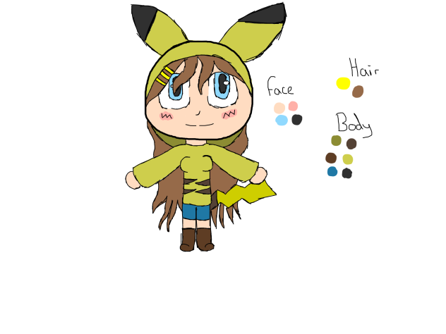 Pika Girl - ibisPaint