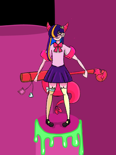 Little Miss Evil Art - ibisPaint