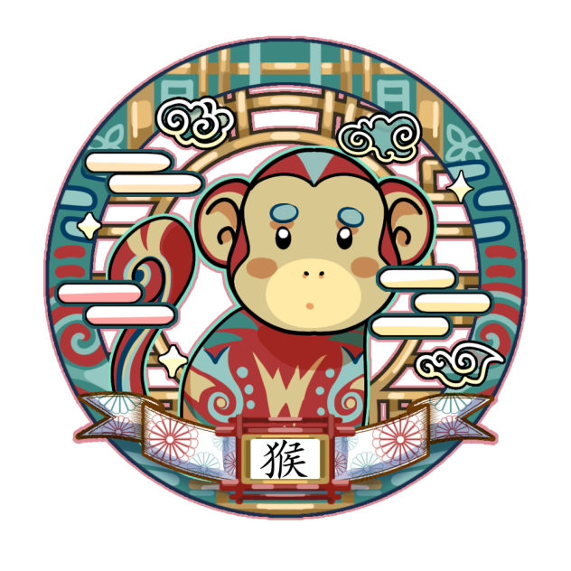 zodiac sign (Monkey) - ibisPaint