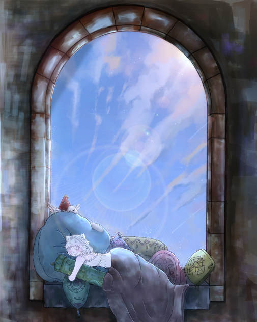 Sleep at dawn - ibisPaint