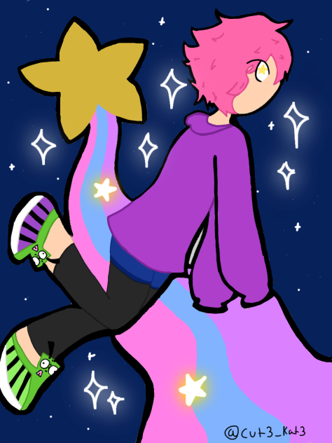 Catching stars - ibisPaint