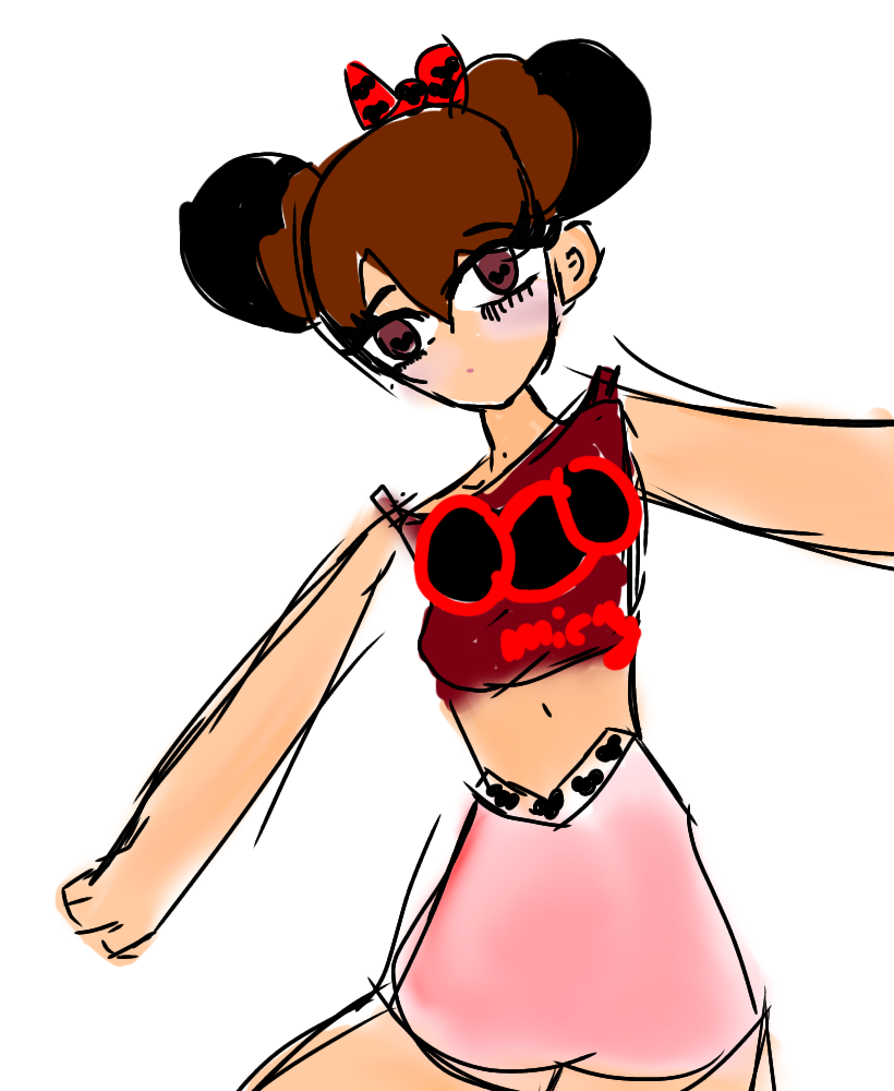 Micky mouse girl - ibisPaint