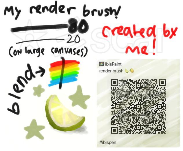 my render brush 🍋‍🟩 - ibisPaint