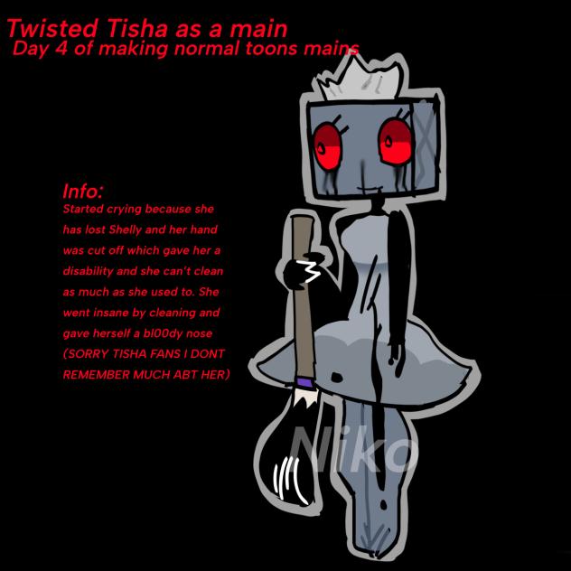 Twisted Tisha as a main💧 - ibisPaint