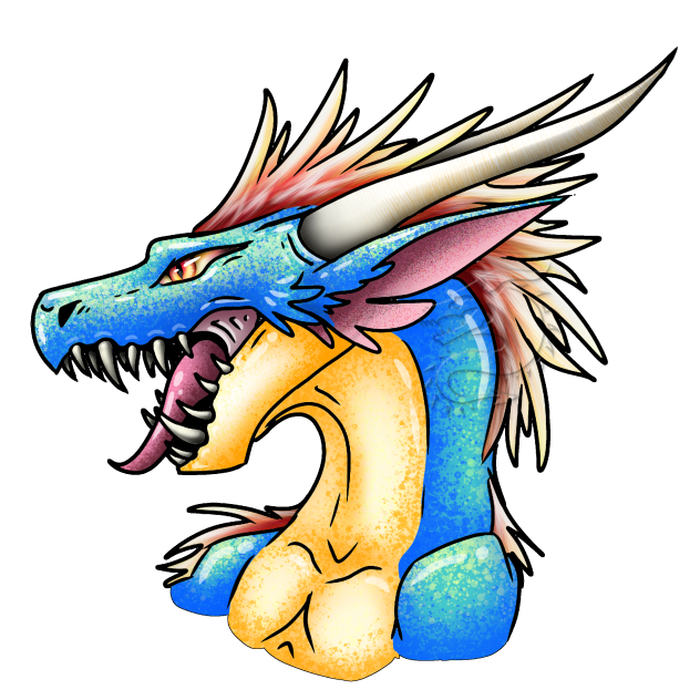 Dragon bust - ibisPaint