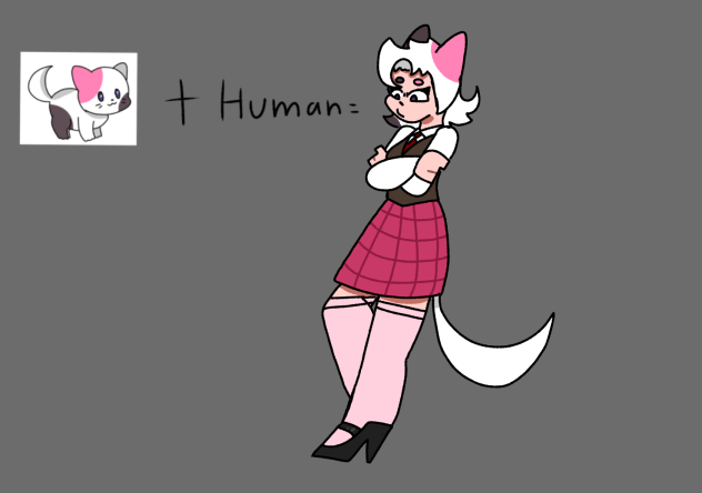 Mochi + Human = - ibisPaint