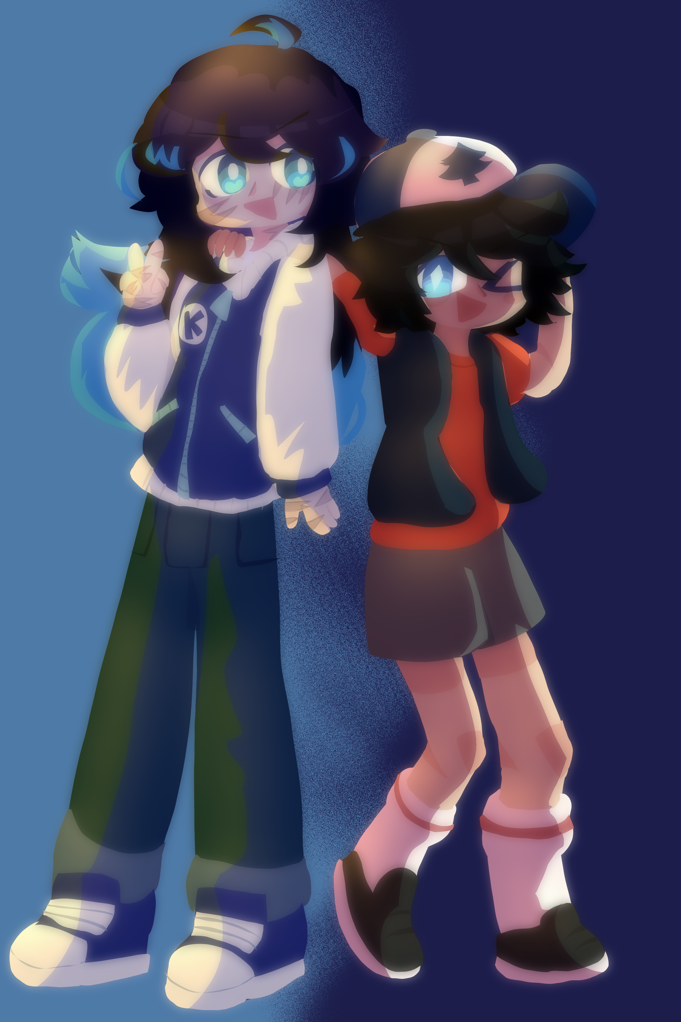 Late Tomiko and Kachitu B-day Art - ibisPaint