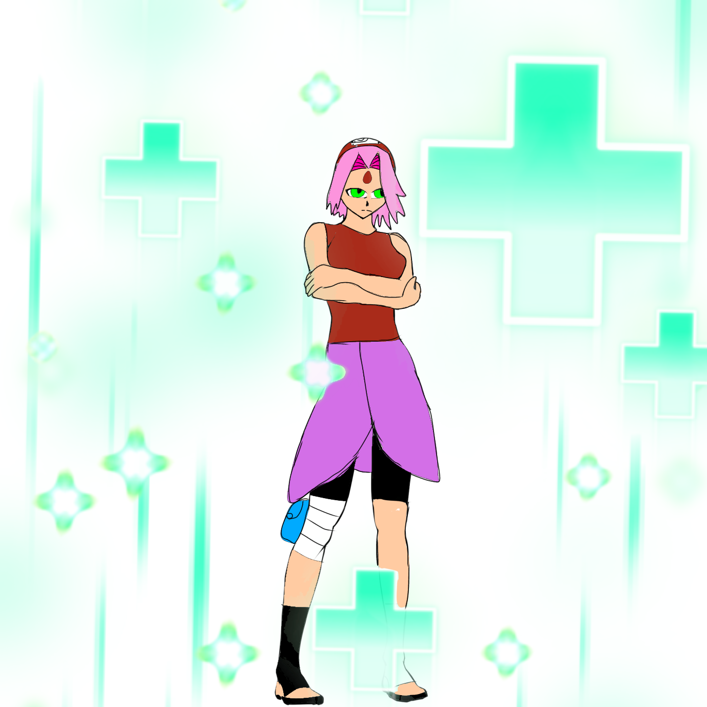 Sakura healing justu - ibisPaint