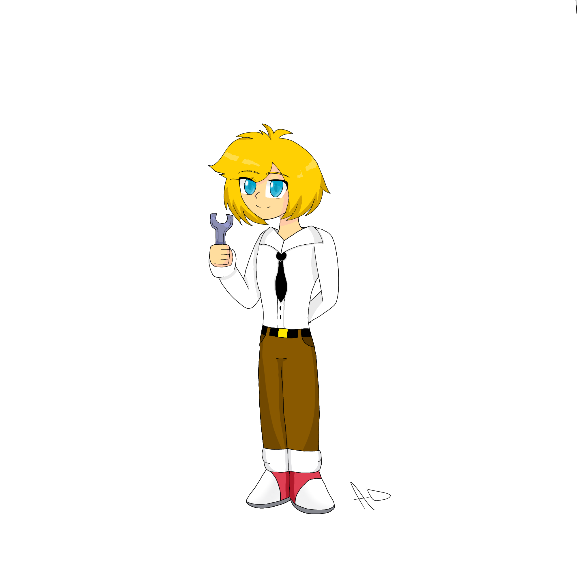 Miles Prower, As A Human TvT - ibisPaint