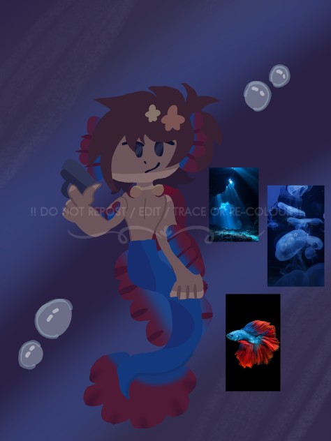 I wanna be the guy mermaid au - ibisPaint