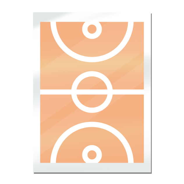 Basketball court poster - ibisPaint