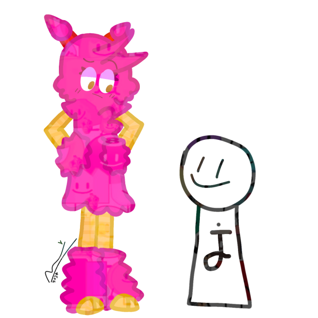 jon and pompom - ibisPaint