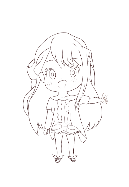 Chibi Rin -Colorless - ibisPaint