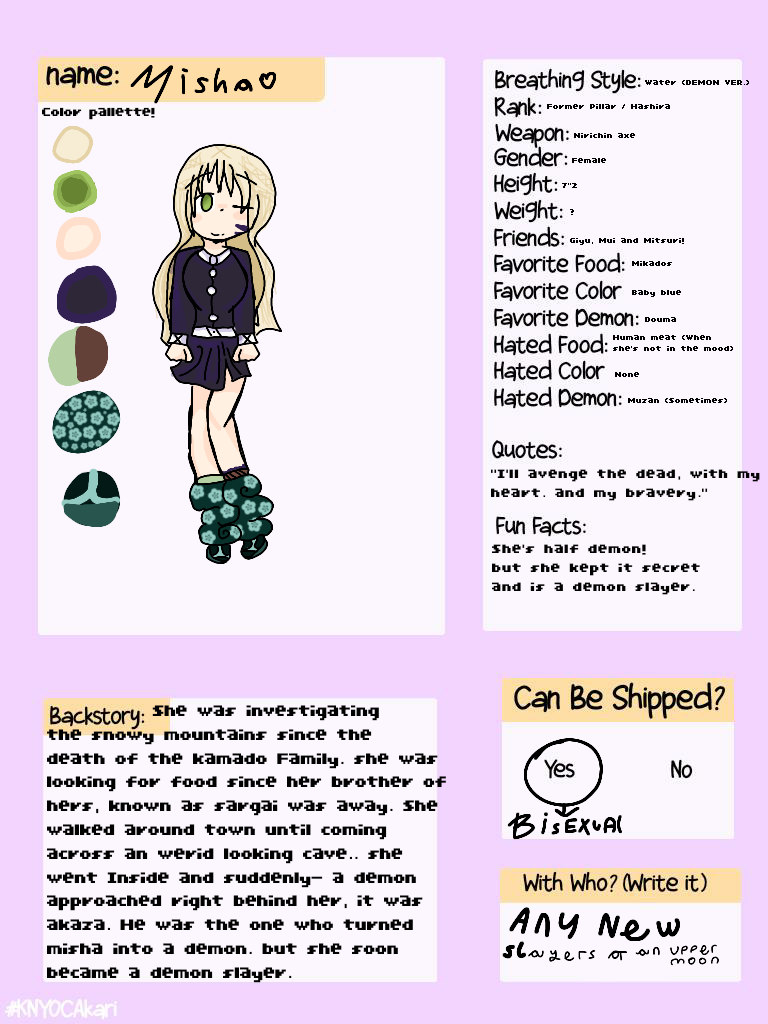 Remake of Misha OC! #KNYOCAKIRA - ibisPaint
