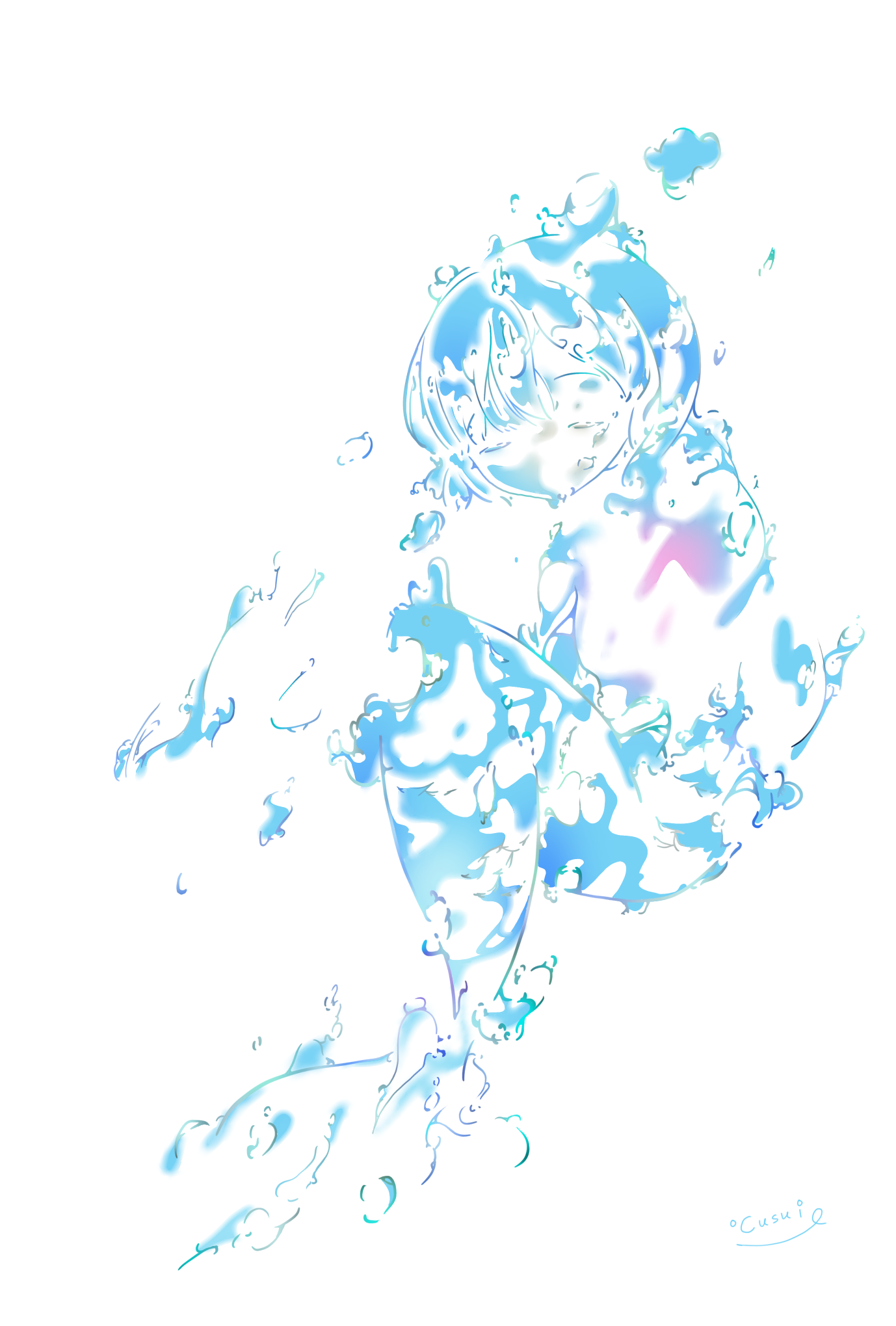 Dive into one’s heart - ibisPaint