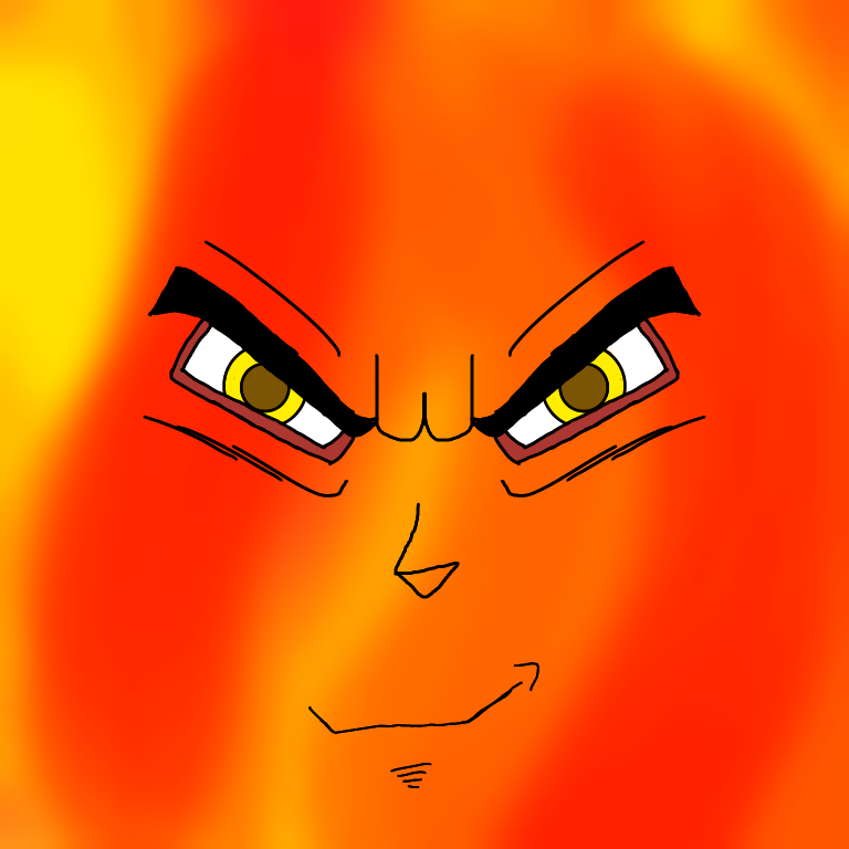Super Saiyan 4 Goku’s Eyes - ibisPaint