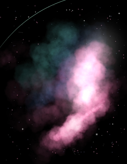 Space clouds - ibisPaint